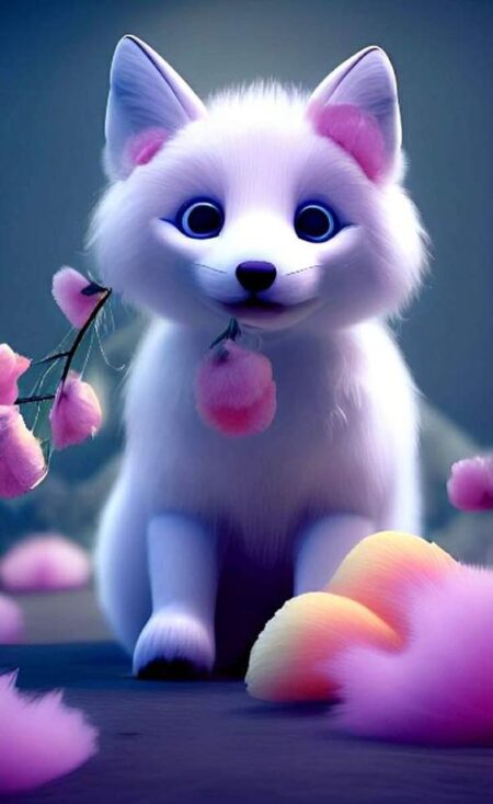 Artist Shares: Adorable AI-Generated Fluffy Animals in Dreamy Colors
