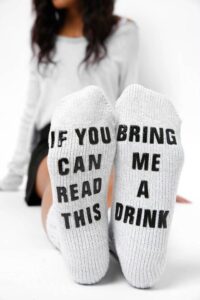 Step up Your Style Game with Funny Text Socks: Quirky, Comfy, and Sure ...