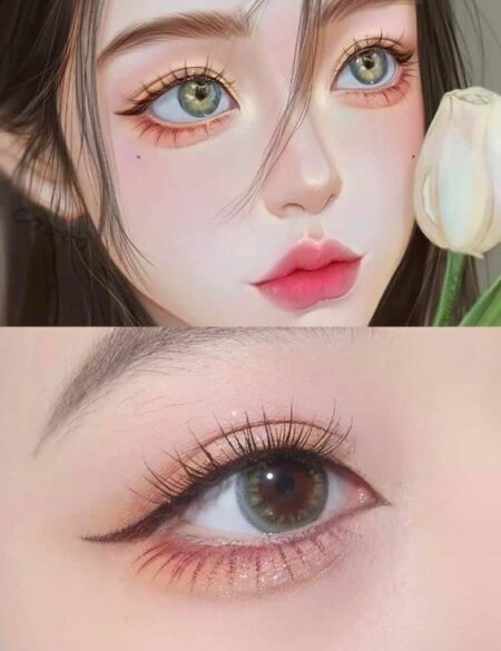 Comparison of Realistic and Anime Style Eyes