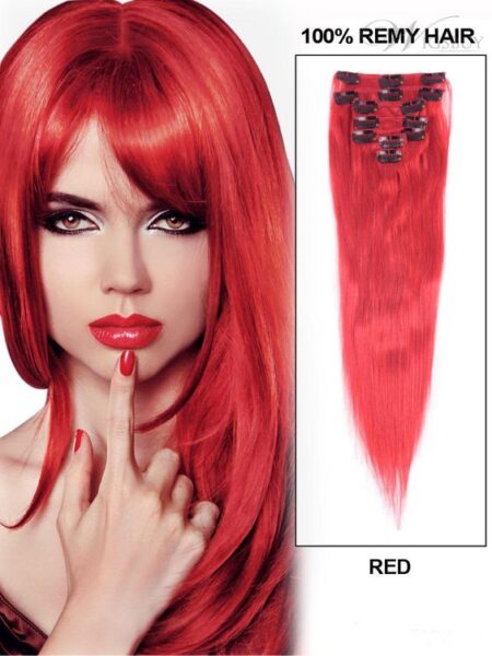 Feeling Fiery? Clip-In Red Hair Extensions to the Rescue!