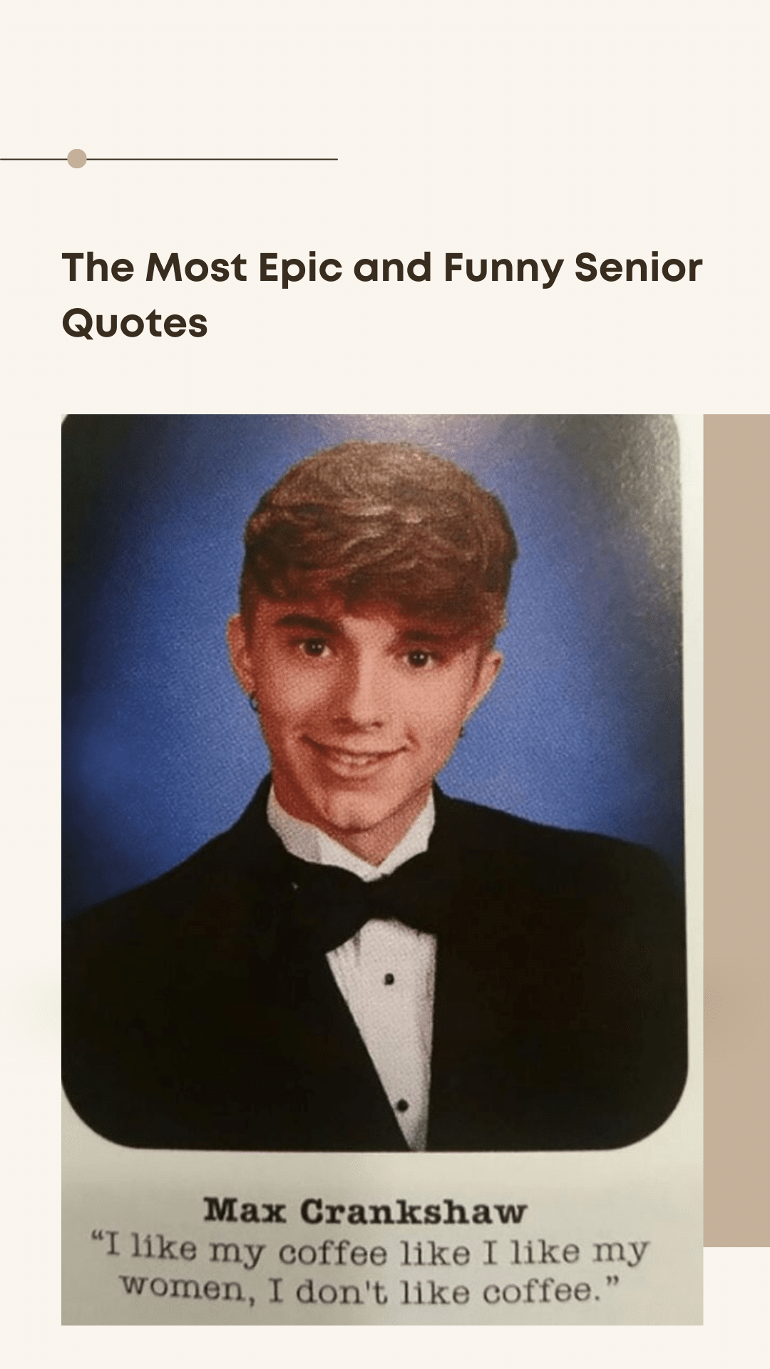 Funny Senior Quotes That'll Make You Laugh Out Loud