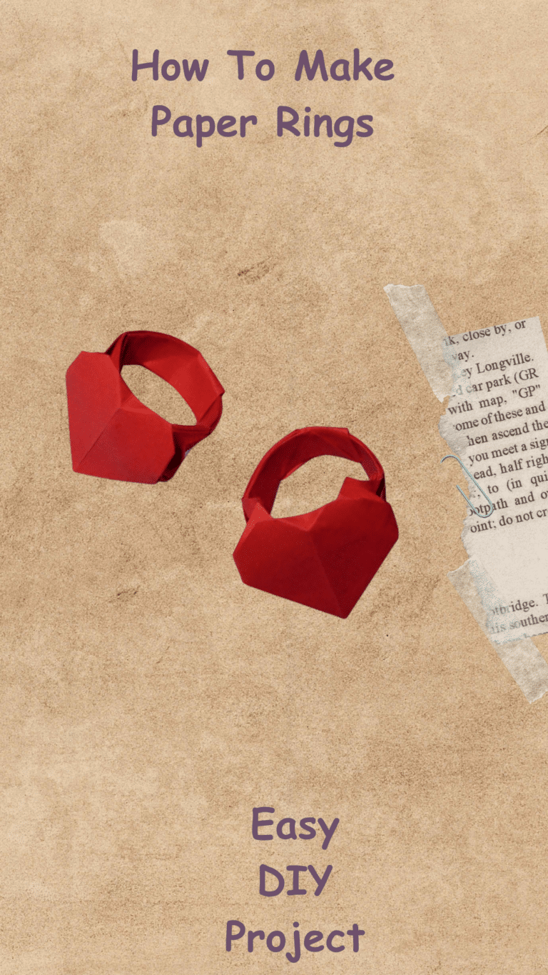 How To Make Paper Rings A Fun and Easy DIY Project