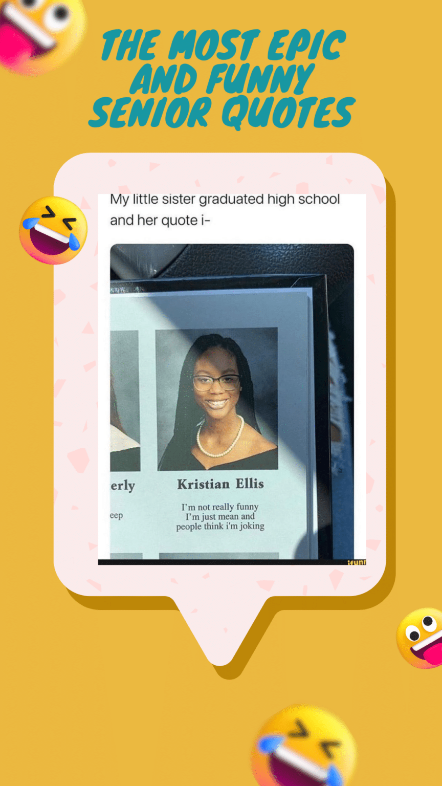 Funny Senior Quotes That'll Make You Laugh Out Loud