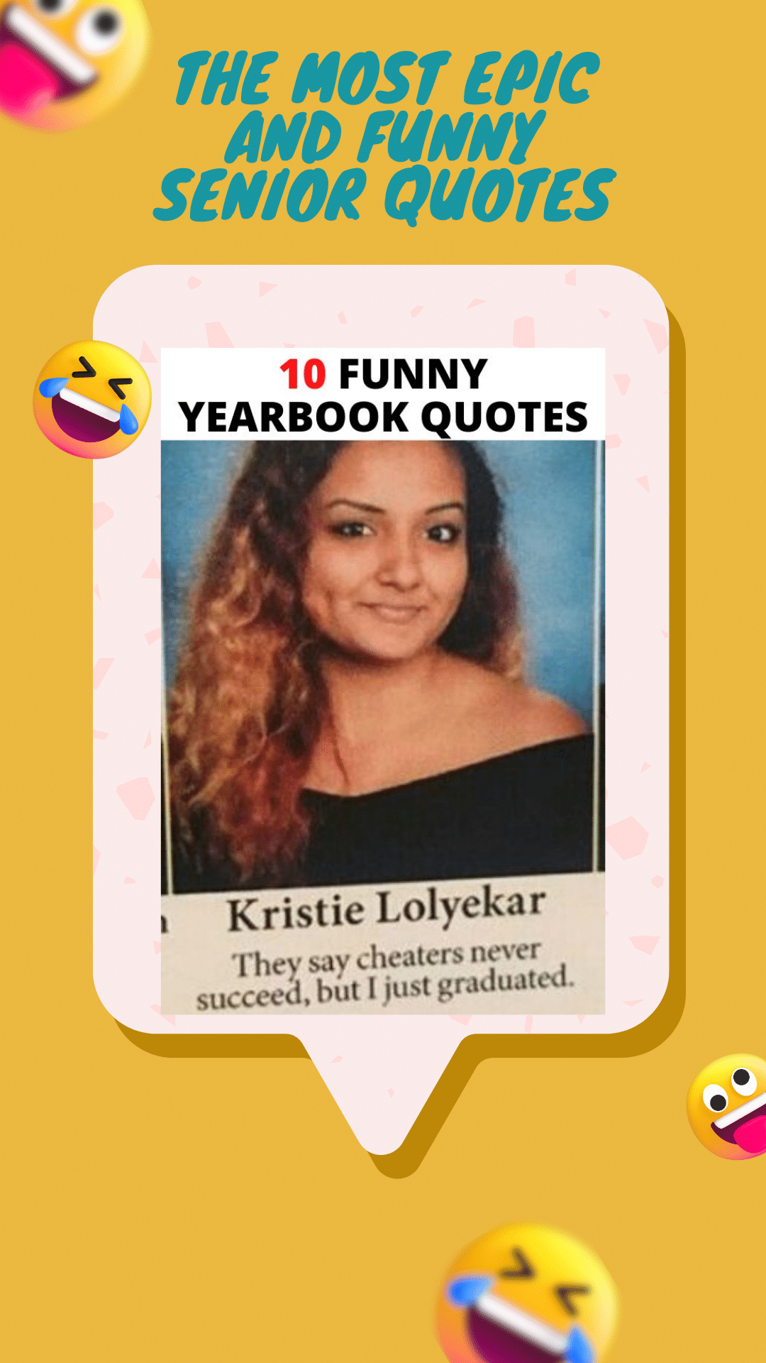 Funny Senior Quotes That'll Make You Laugh Out Loud