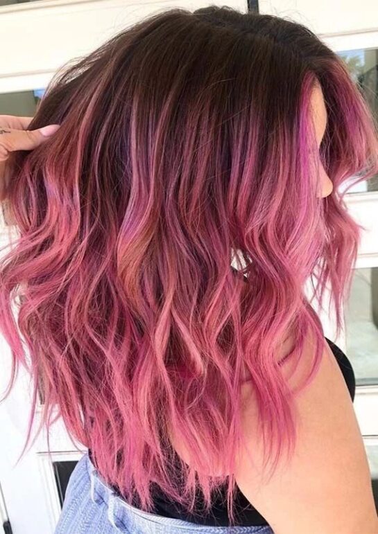 15 Brown To Pink Balayage: The Styling And Hair Care Guide