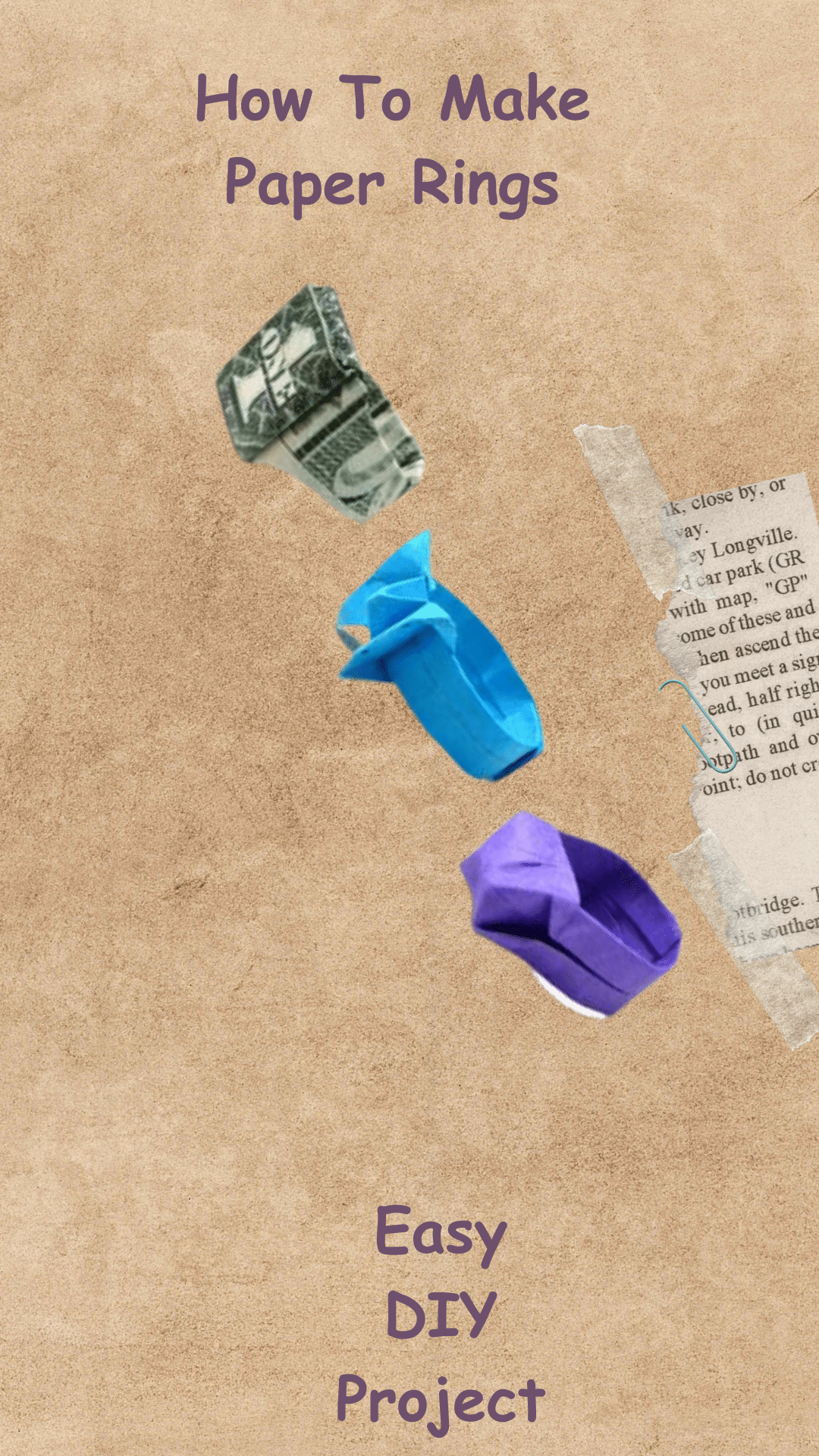 How To Make Paper Rings A Fun and Easy DIY Project