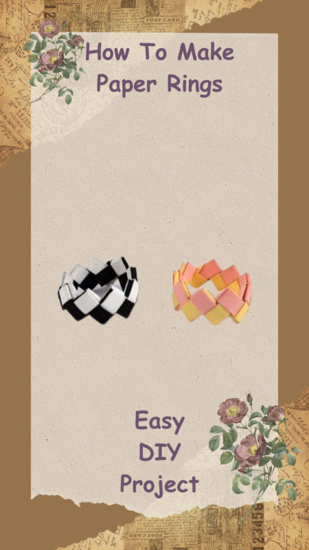 How To Make Paper Rings A Fun and Easy DIY Project