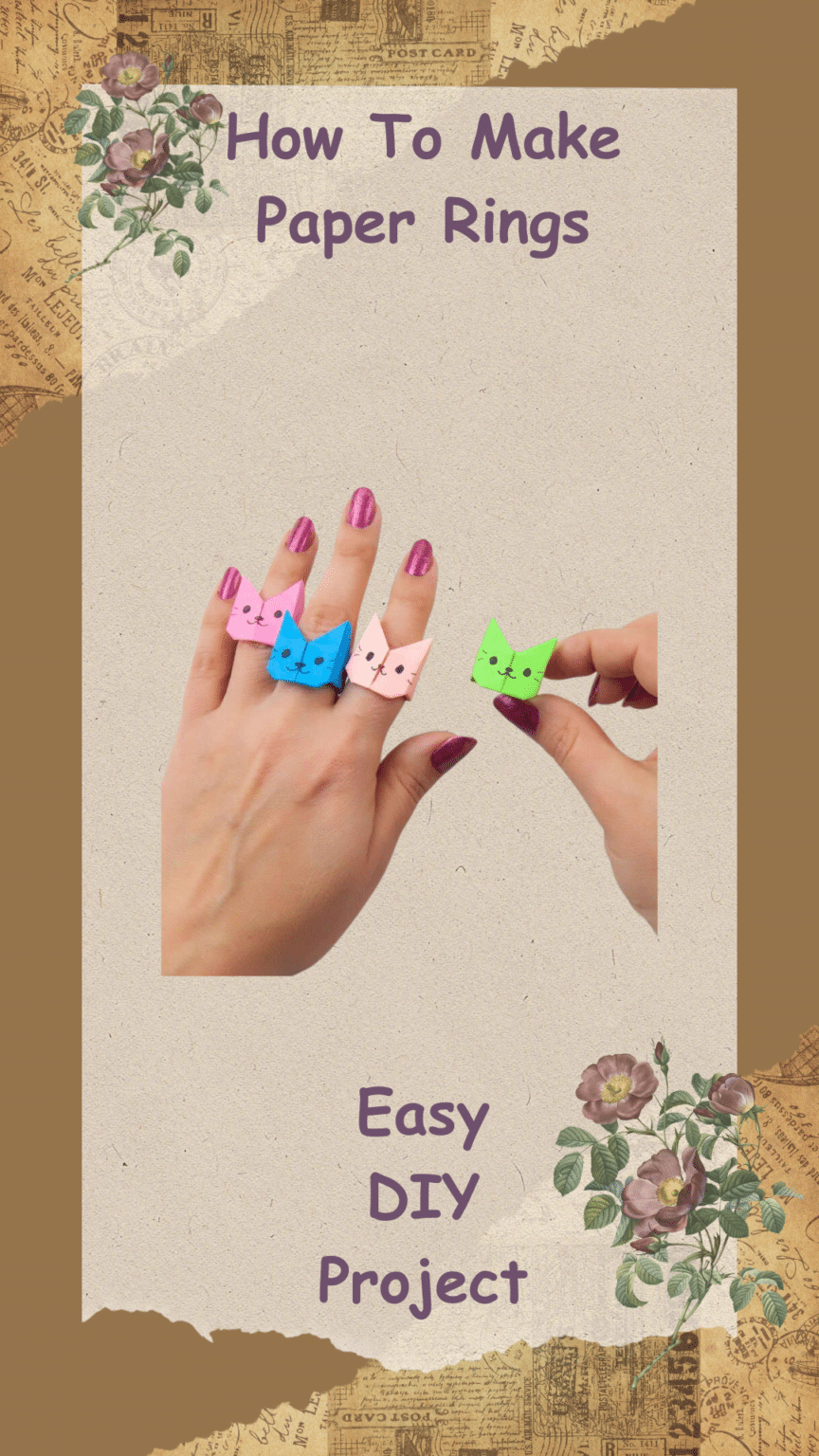 How To Make Paper Rings A Fun and Easy DIY Project
