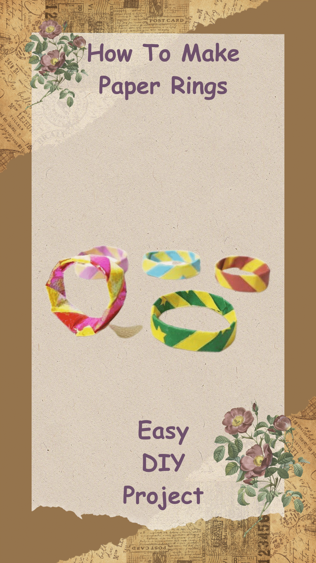 How To Make Paper Rings A Fun and Easy DIY Project