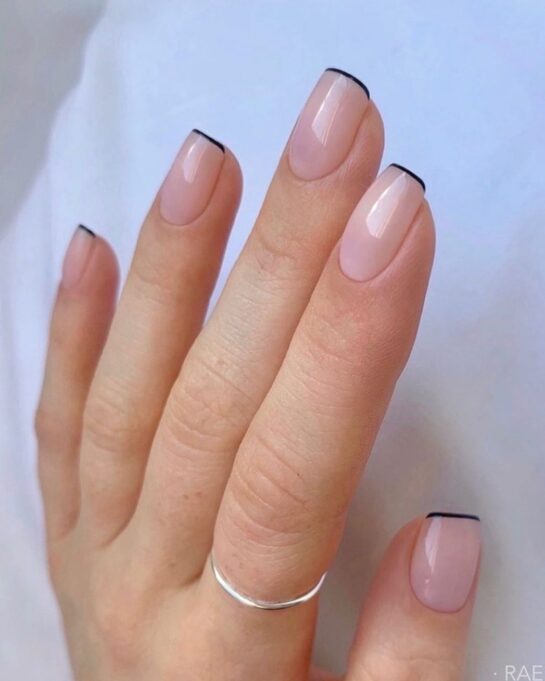 Micro French Manicures are this season's must-try nail trend