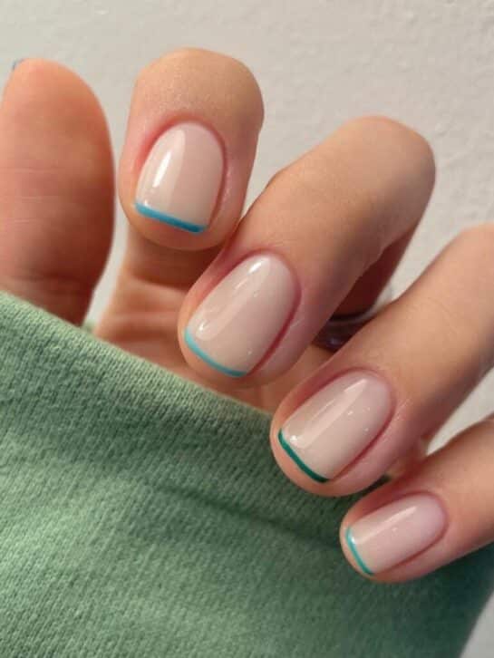 Micro French Manicures are this season's must-try nail trend