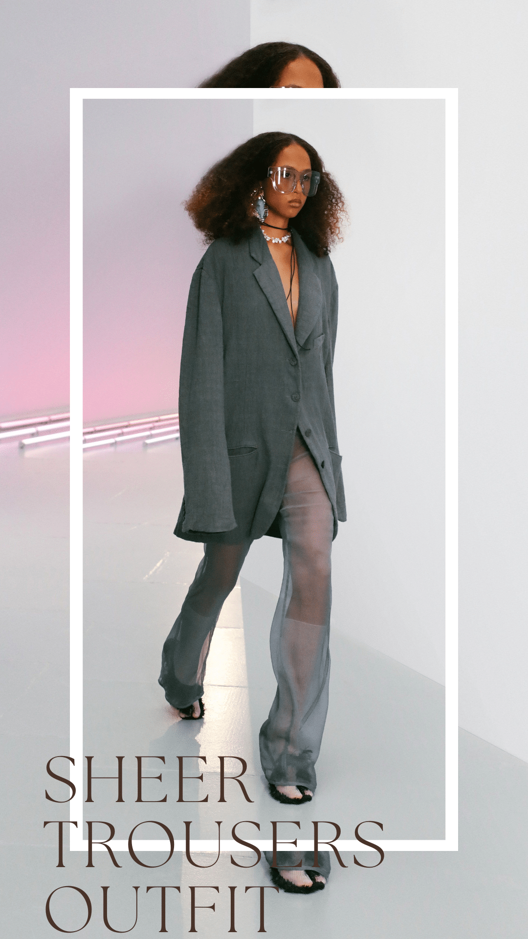 Sheer Trousers Outfit Ideas for Stunning Chic Look