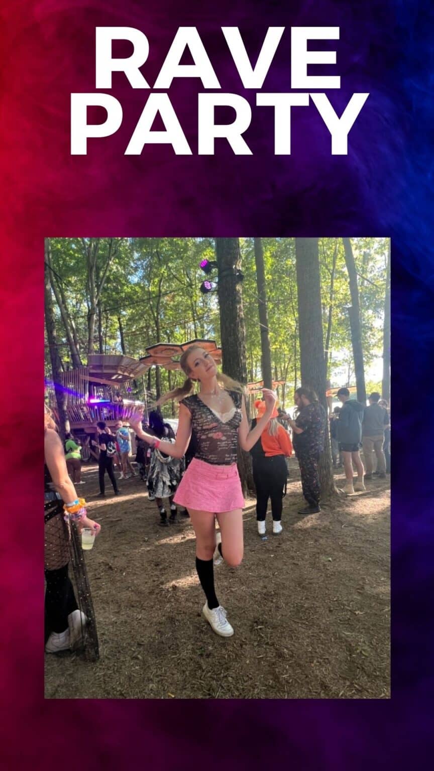 Ultimate Rave Party Aesthetic Neon Dreams and Laser Beams