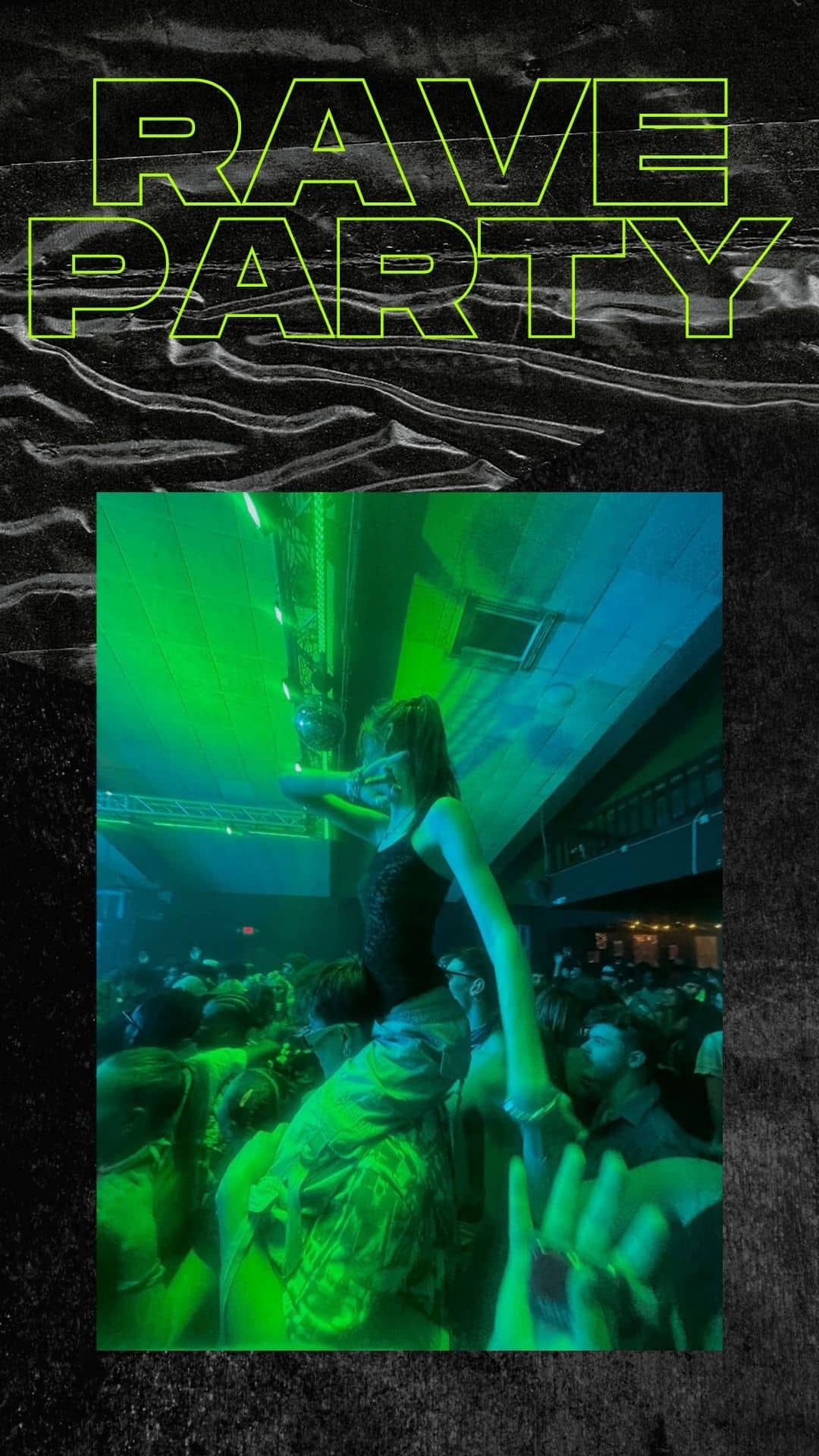 Ultimate Rave Party Aesthetic Neon Dreams and Laser Beams