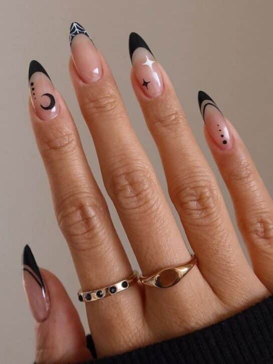 15 Classy and Cute Short Stiletto Nails