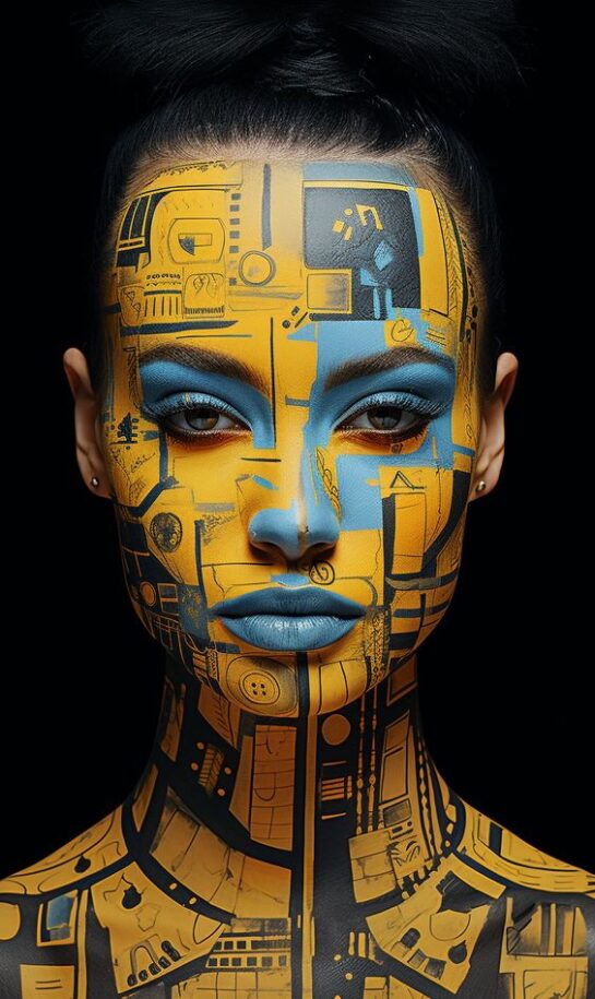 Enjoy the Beauty of Abstract Fashion Portraits