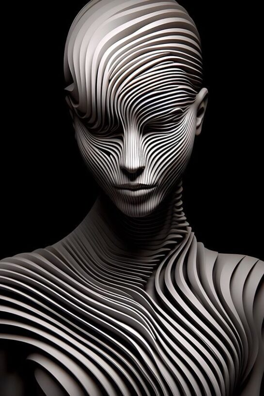 Enjoy the Beauty of Abstract Fashion Portraits