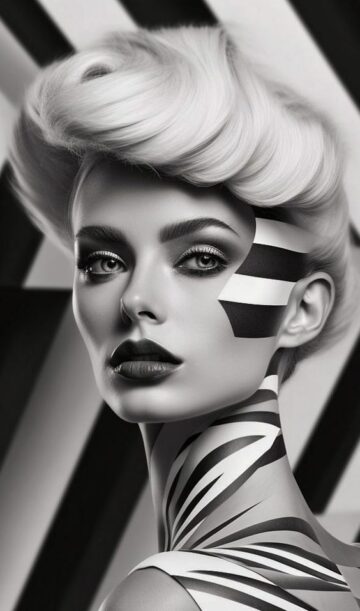 Enjoy the Beauty of Abstract Fashion Portraits