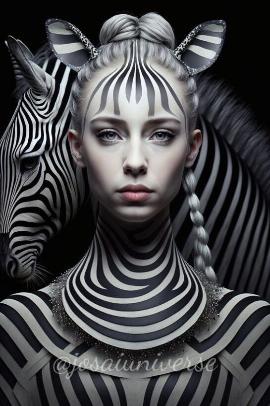 Enjoy the Beauty of Abstract Fashion Portraits