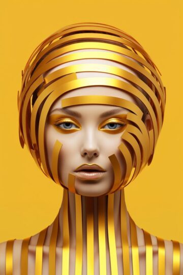 Enjoy the Beauty of Abstract Fashion Portraits