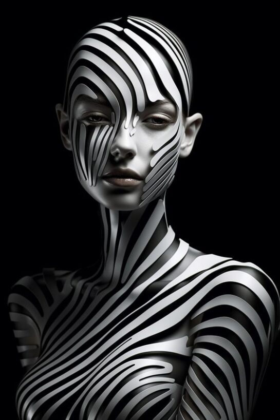 Enjoy the Beauty of Abstract Fashion Portraits