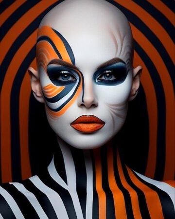 Enjoy the Beauty of Abstract Fashion Portraits
