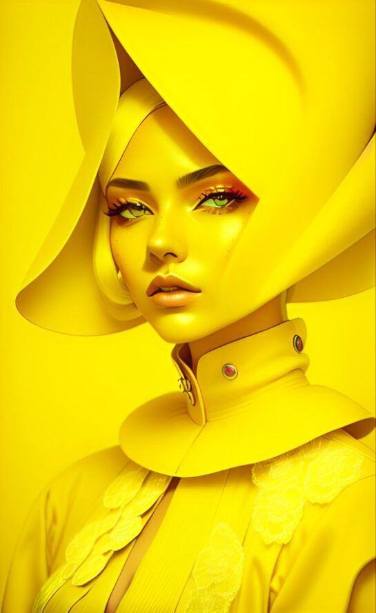 Enjoy the Beauty of Abstract Fashion Portraits