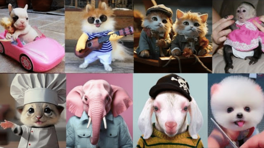 Animals in Clothes: Cute and Funny Pics