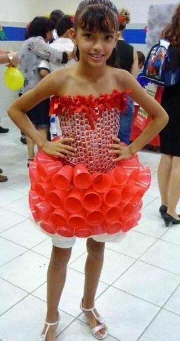 Sculpted Style: 10 Stunning Dresses Made From Plastic