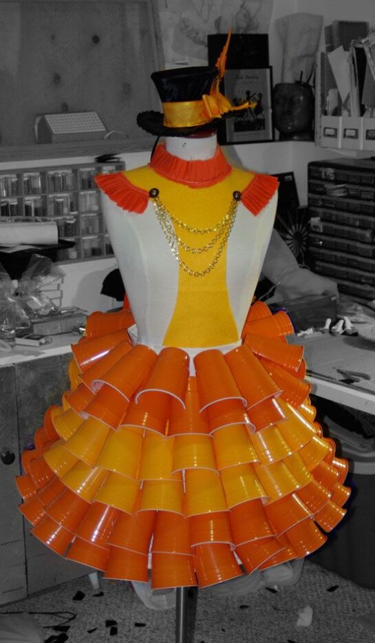 Sculpted Style: 10 Stunning Dresses Made From Plastic