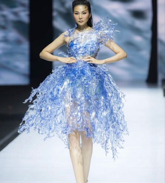 Sculpted Style: 10 Stunning Dresses Made From Plastic