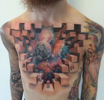 Amazing 3D Tattoos That Will Make You Look Twice