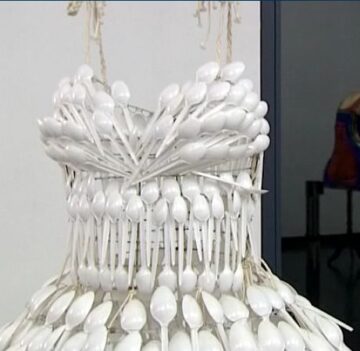Sculpted Style: 10 Stunning Dresses Made From Plastic