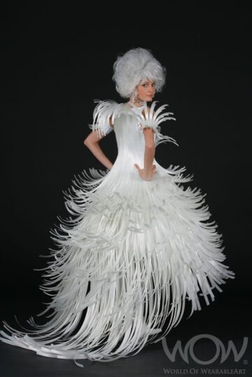 Sculpted Style: 10 Stunning Dresses Made From Plastic