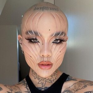 Futuristic Makeup Out of This World!