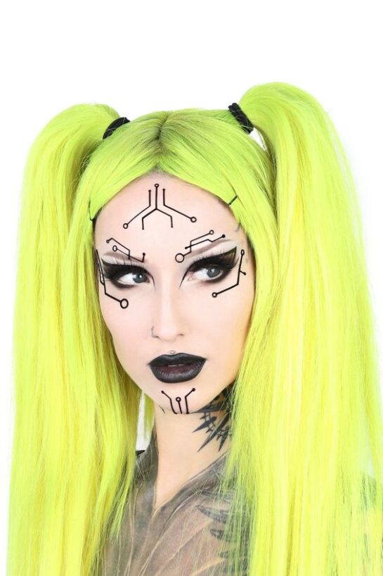 Futuristic Makeup Out of This World!