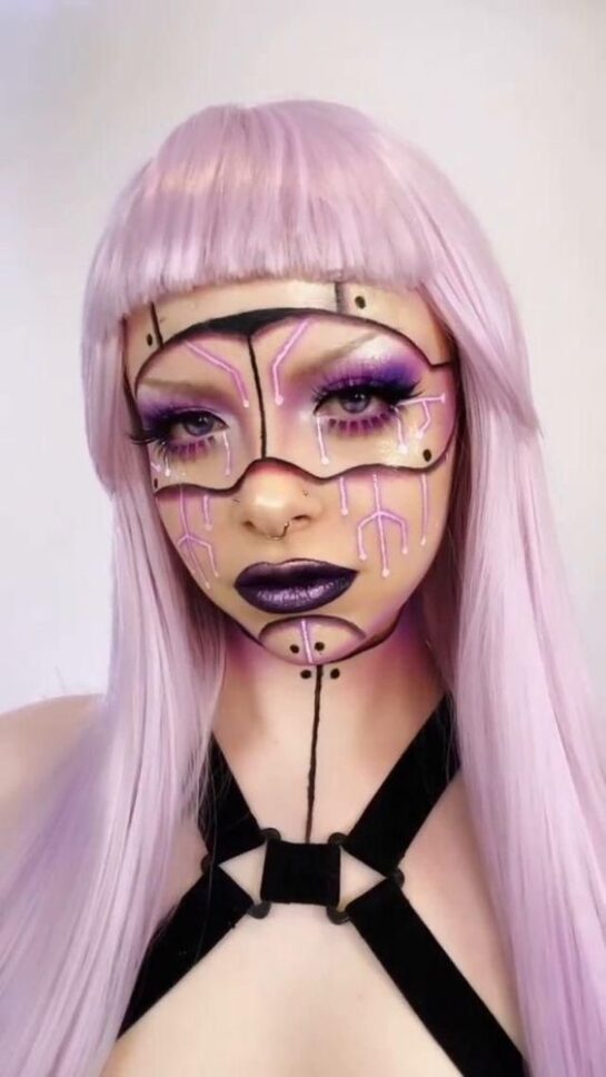 Futuristic Makeup Out of This World!