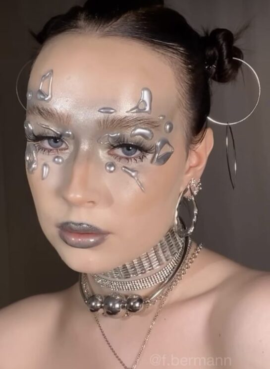 Futuristic Makeup Out of This World!