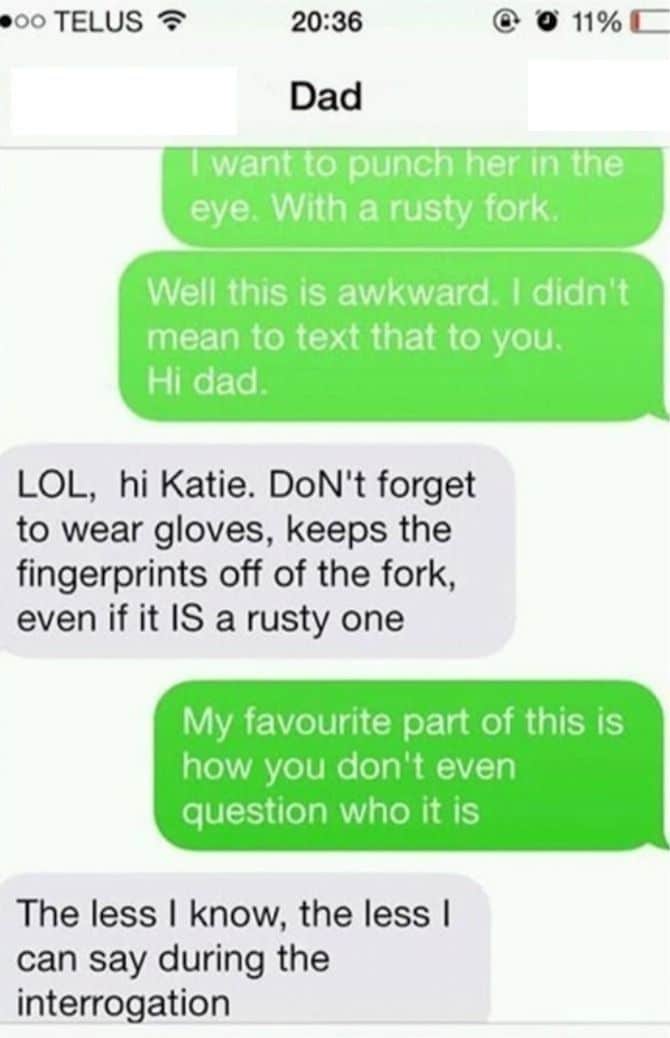 22+ Cringeworthy Texts Kids Accidently Sent to Their Parents