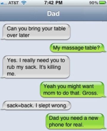 36+ Hilarious Texts From Dads That Have Us Laughing Out Loud
