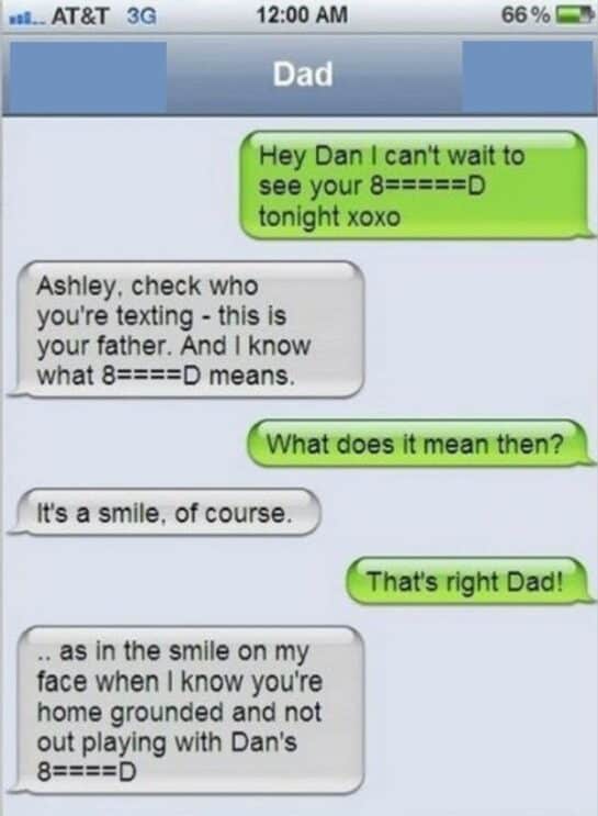 22+ Cringeworthy Texts Kids Accidently Sent to Their Parents