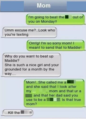 22+ Cringeworthy Texts Kids Accidently Sent to Their Parents