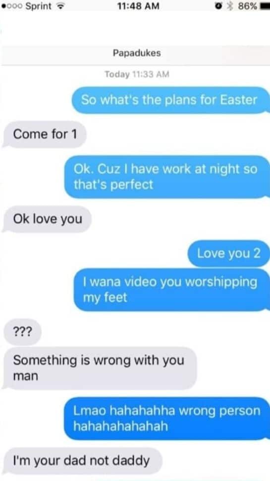 22+ Cringeworthy Texts Kids Accidently Sent to Their Parents