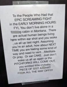 How to Handle Hilarious Notes and Texts from Awful Neighbors