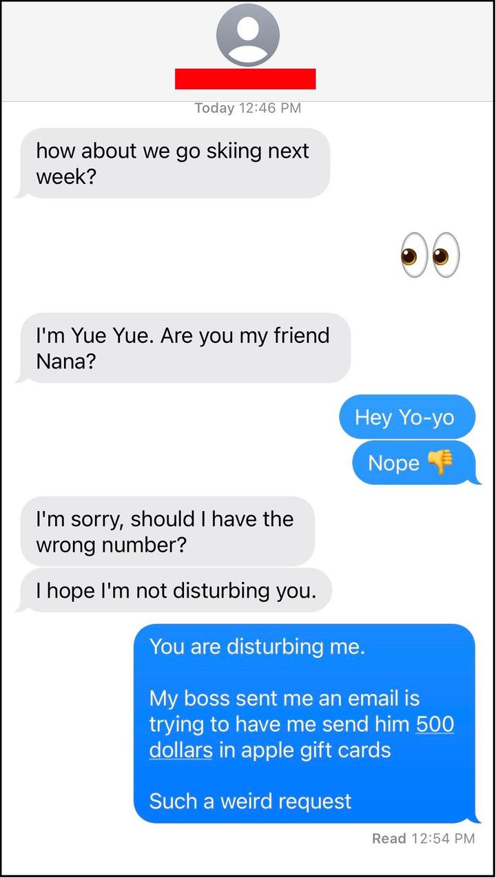 Scammers Caught in a Lie