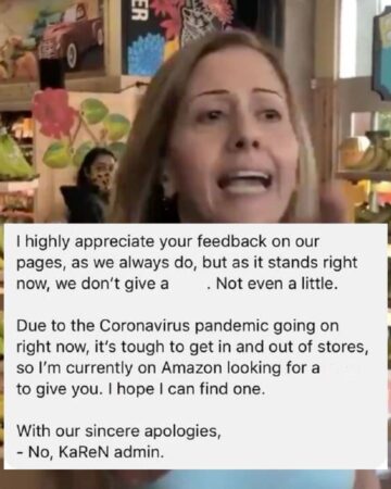 There’s an ‘Anti-Karen’ Group, and a Karen Wrote in to Complain About It