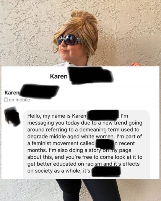 There’s an ‘Anti-Karen’ Group, and a Karen Wrote in to Complain About It