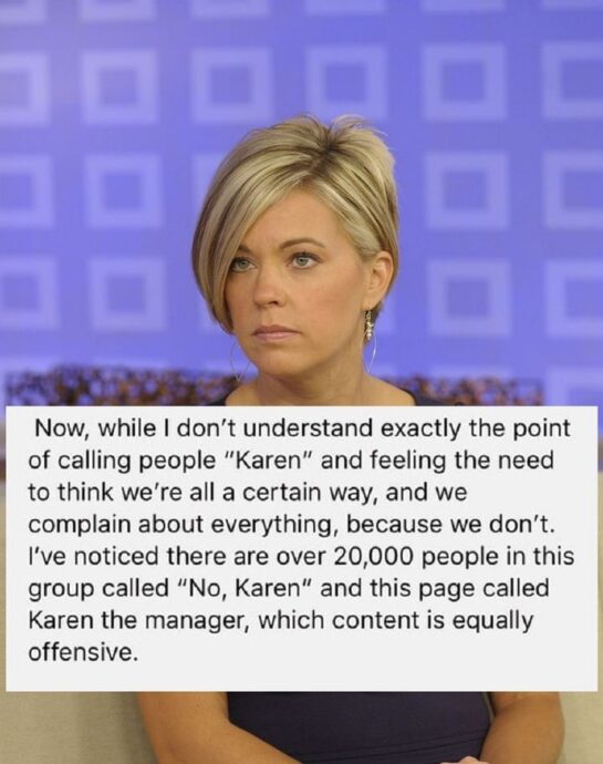 There’s an ‘Anti-Karen’ Group, and a Karen Wrote in to Complain About It