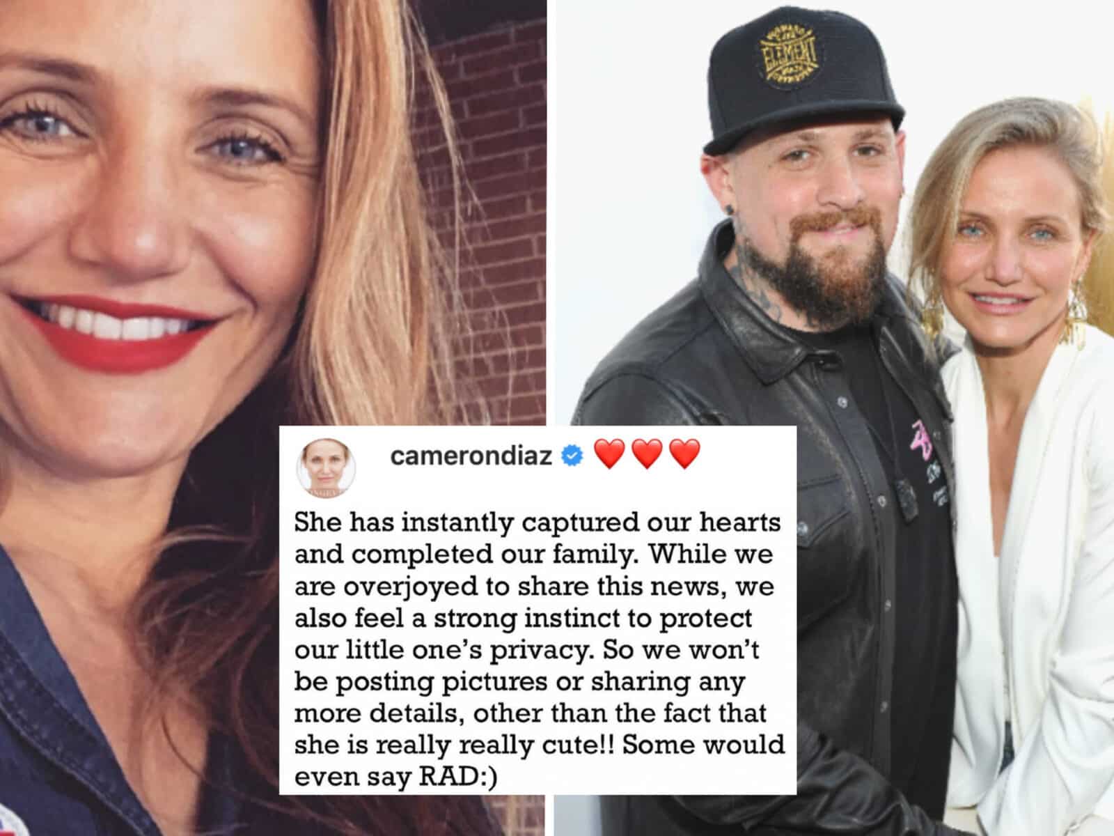 Cameron Diaz and Benji Madden welcome baby boy with adorable name