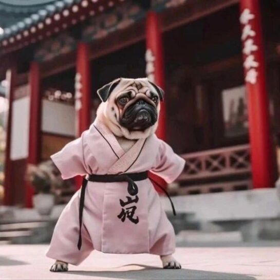 OMG, Did My Dog Just Learn Kung Fu?! (These AI Pics Are PAWsome!)